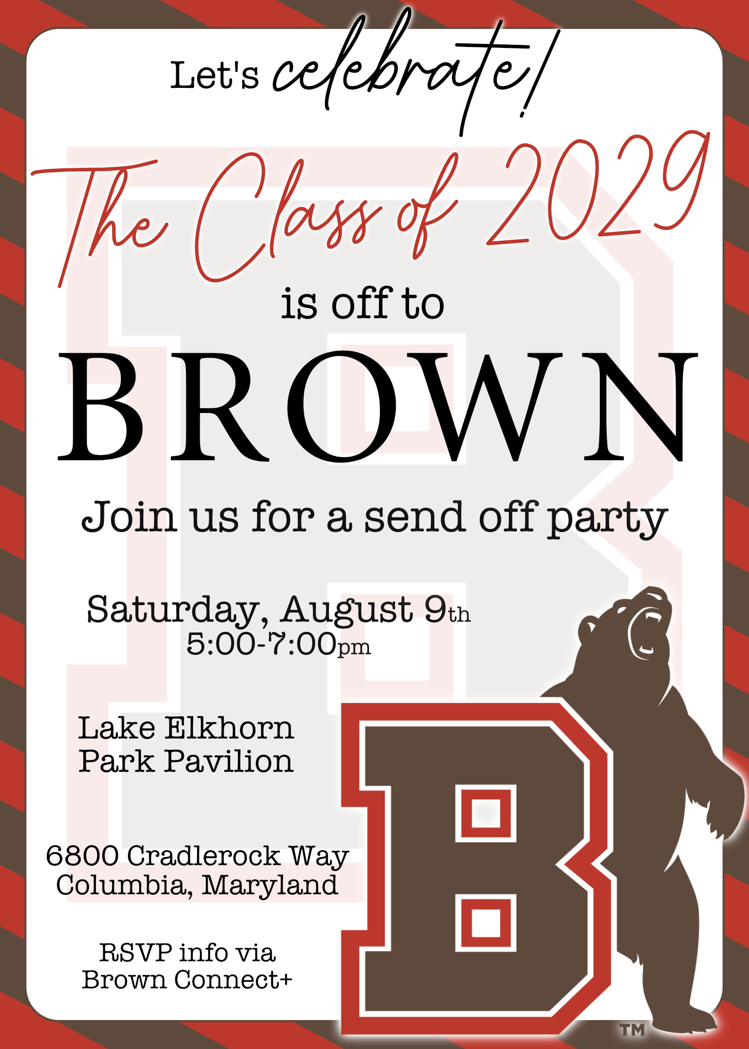 Summer Send-Off in Baltimore and Washington, DC – Welcome to Brown ...